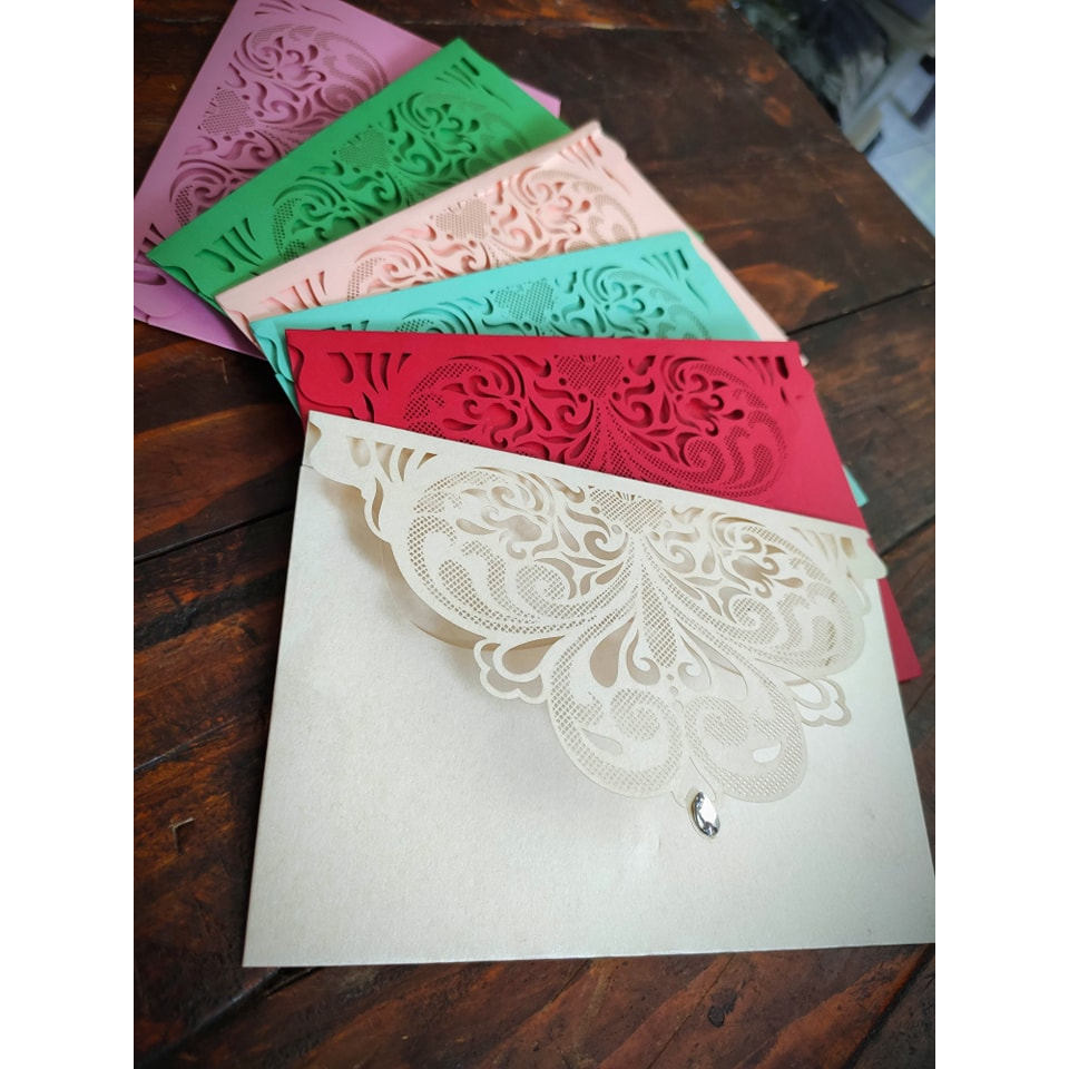 laser cut envelope on hand ready to ship for 5r DIY invitations ...