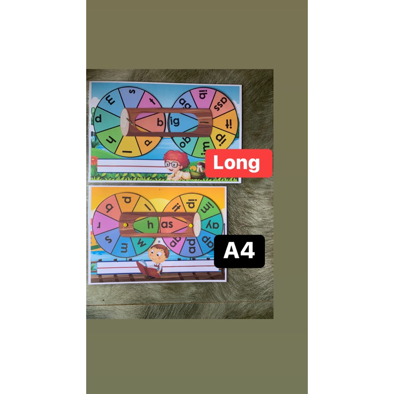 long size English reading wheel | Shopee Philippines
