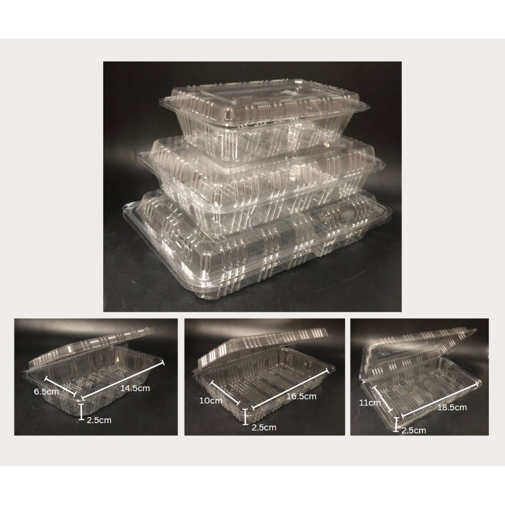 100pcs NO LOCK plastic clamshell | Shopee Philippines