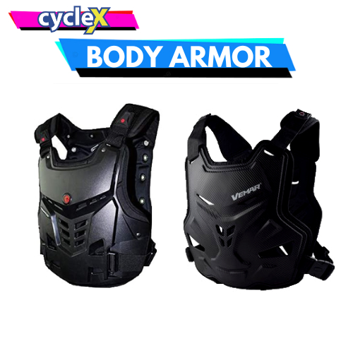 Cyclex Scoyco Motorcycles Motocross Chest Back Protector Body Armour ...