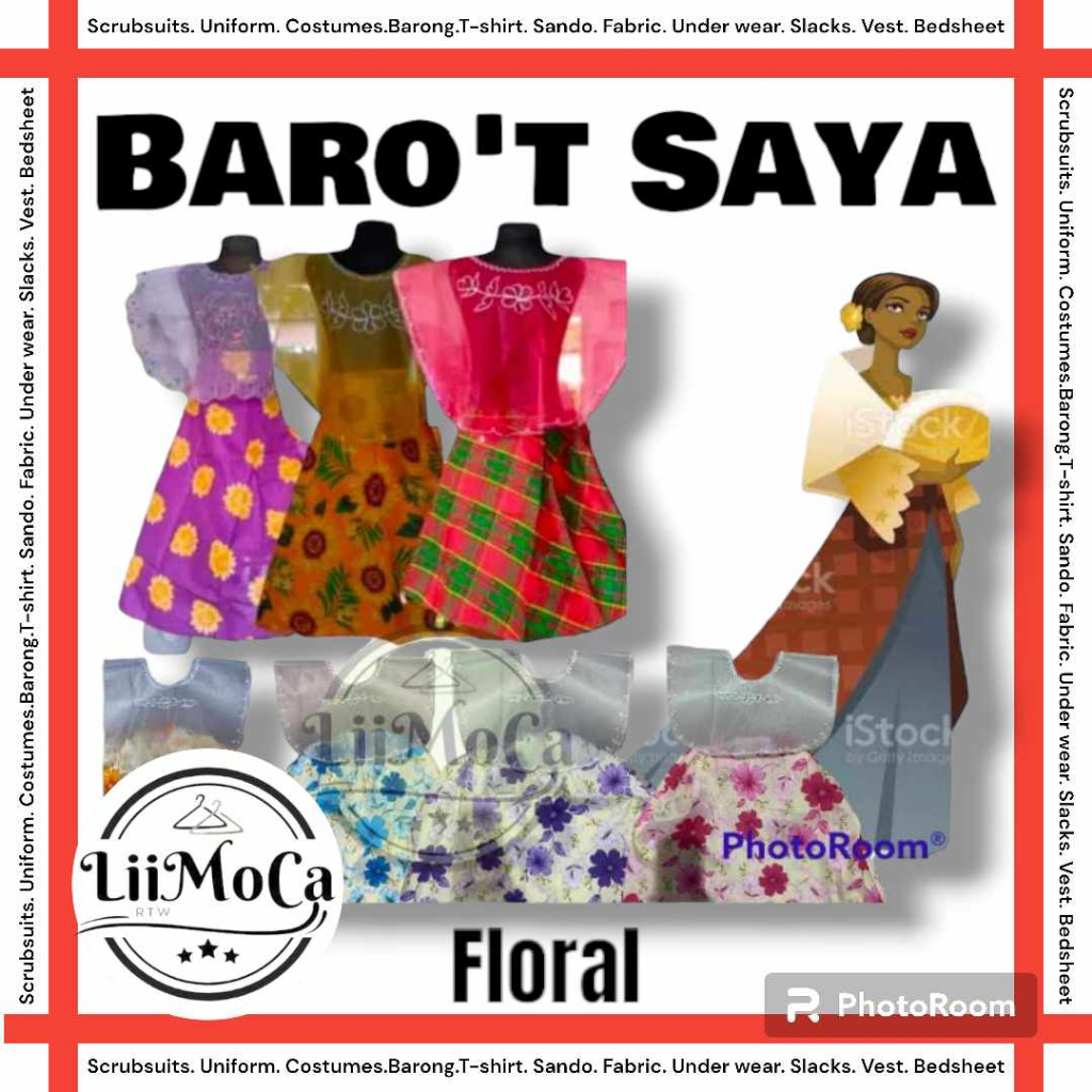Lco Affordable Barot Saya Set Kimona And Saya Shopee Philippines