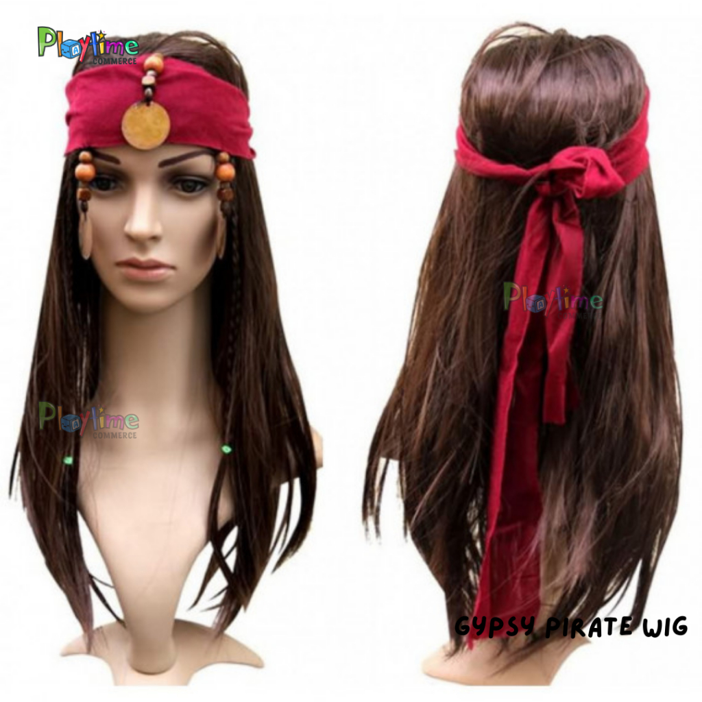 Pirate Gypsy Wig Costume Pirates Halloween Cosplay Wigs Hairstyles ...