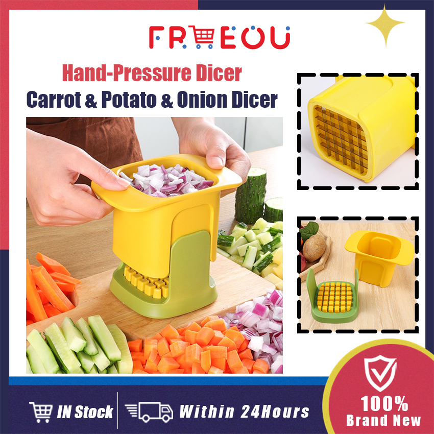 Vegetable Chopper Veggie Chopper Dicer With Container Hand Pressure ...