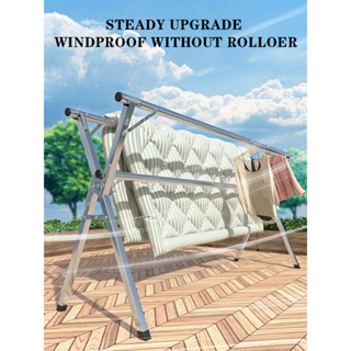 Foldable Sampayan Stainless Steel Clothes Rack Laundry Drying Rack ...