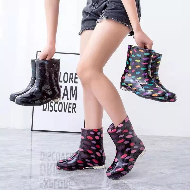 New fashion Rain boots for women low cut Rain boots High-quality ...