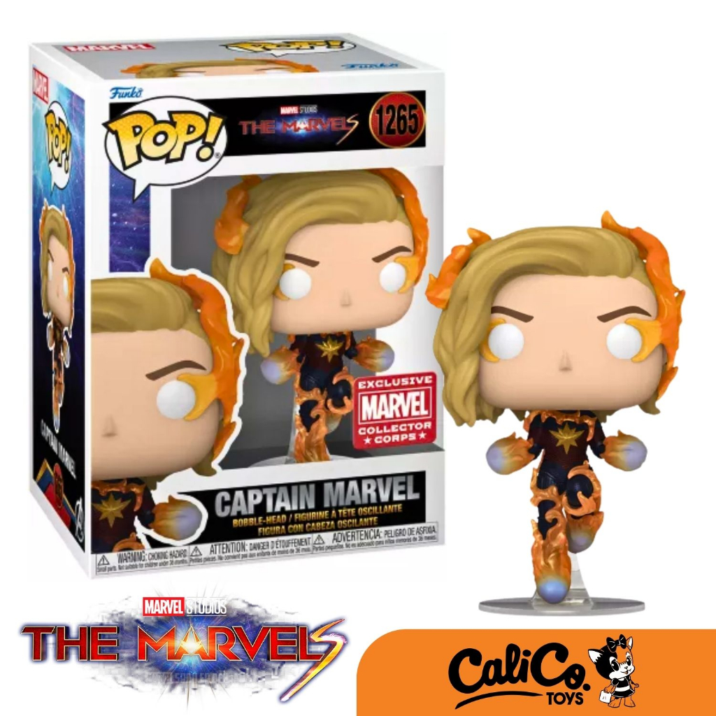 POP! Marvel: The Marvels - Captain Marvel (MCC Exclusive) | Shopee ...