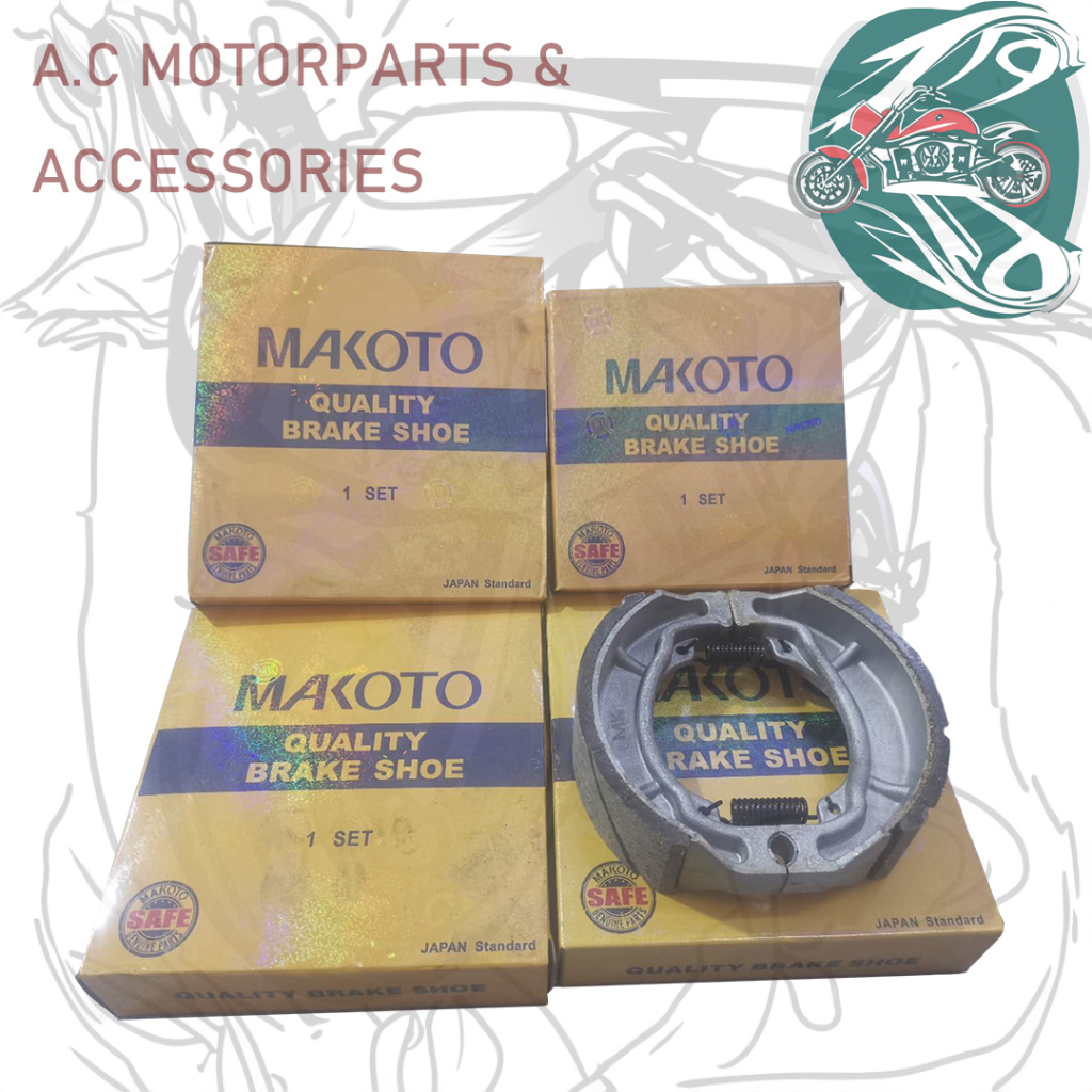 MAKOTO BRAKE SHOE CT-100, TMX155, MIO, STX-125 | Shopee Philippines