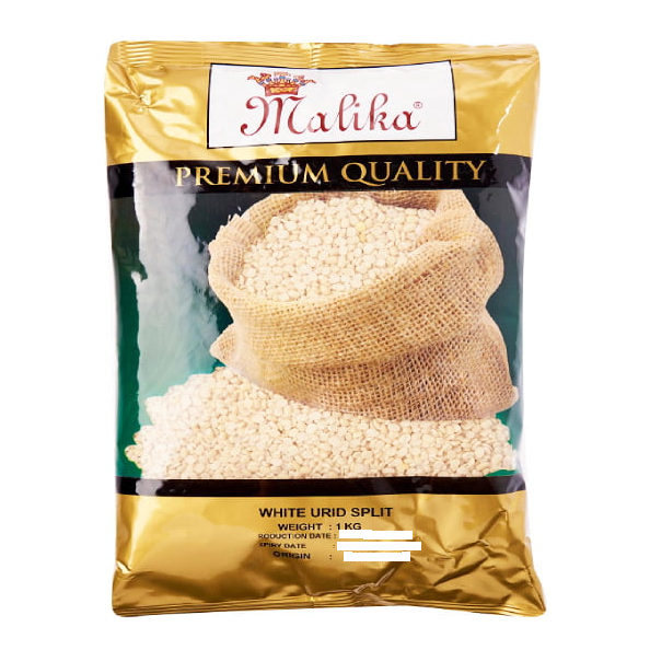 Malika White Urid Split Dal {Lentils} 1kg Made in India | Shopee ...