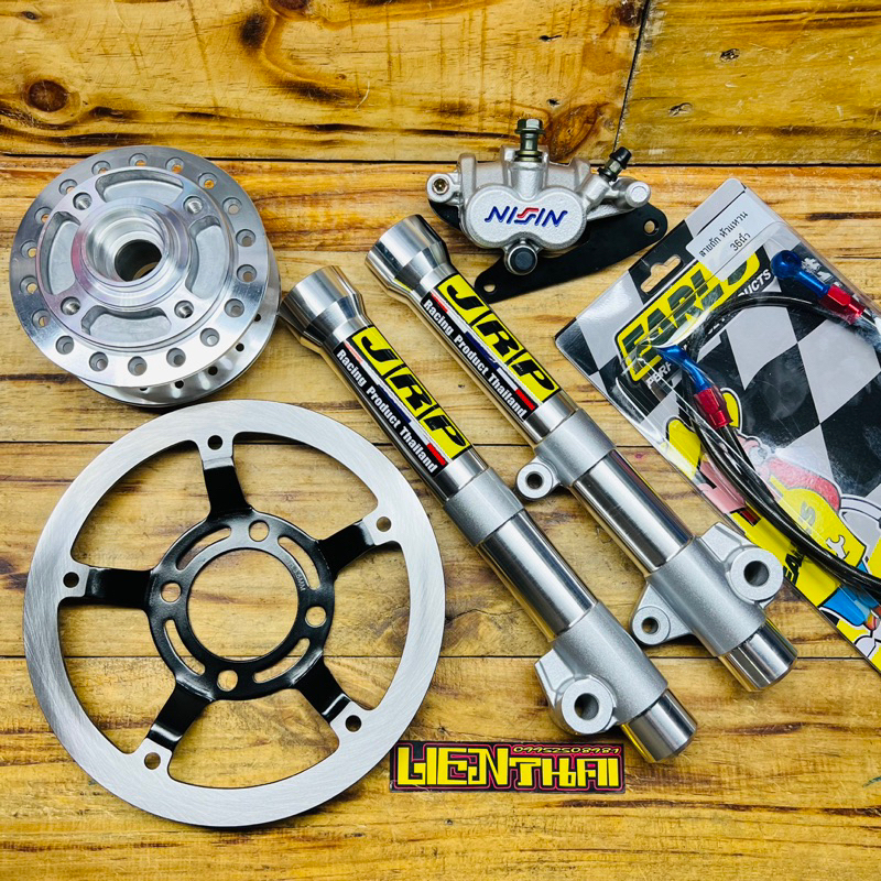 Ligthen Front Shock Outer Tube w/ Nissin Caliper and Buta disc set ...
