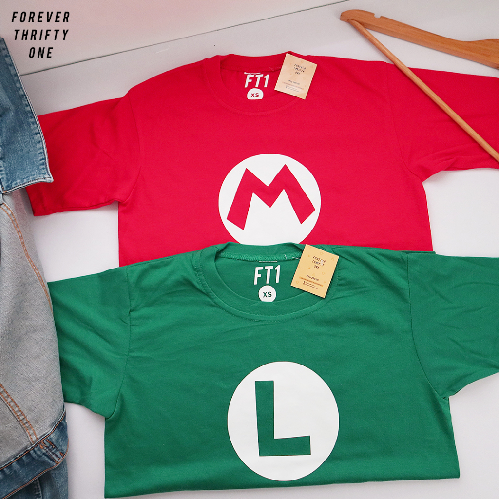 SUPER MARIO AND LUIGI SHIRTS Men's Women's Unisex Shirt T-shirt ...