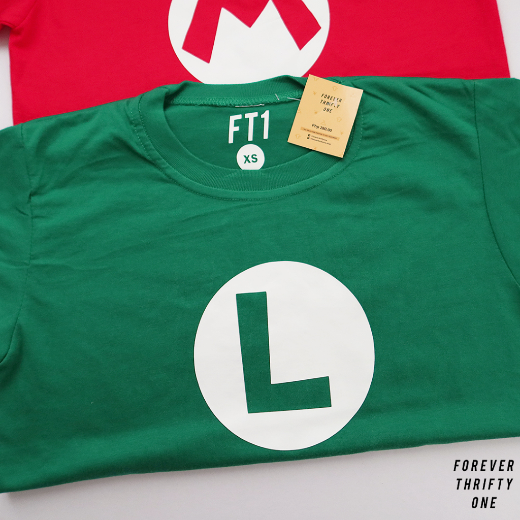 SUPER MARIO AND LUIGI SHIRTS Men's Women's Unisex Shirt T-shirt ...