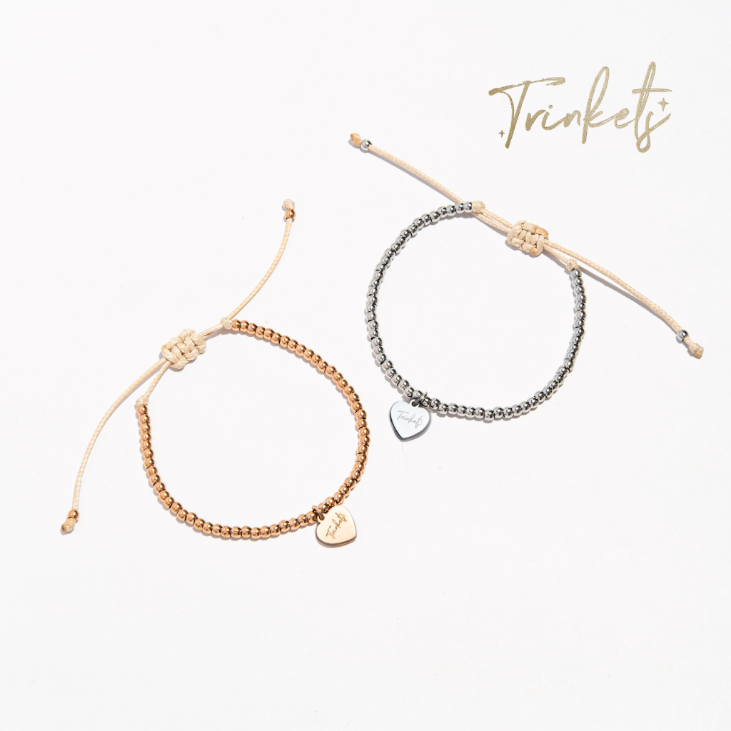 Trinkets Dippin Dot Bracelet (Rose Gold & Silver) | Shopee Philippines