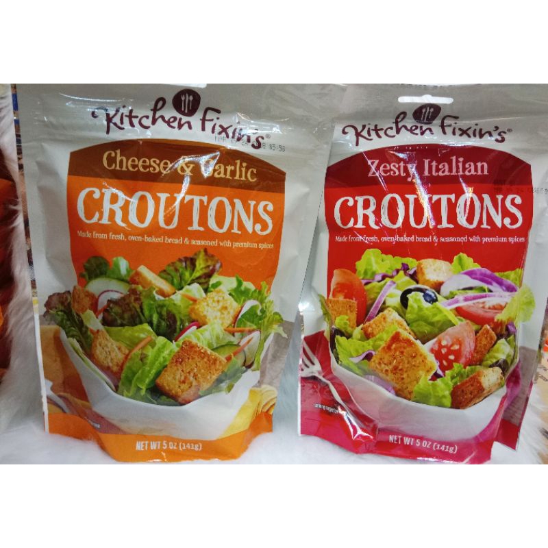 Kitchen Fixin's Croutons Zesty Italian 141g | Shopee Philippines