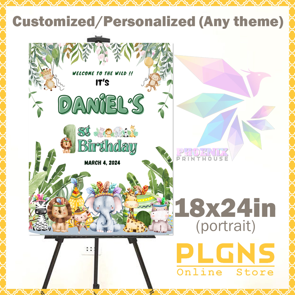 Welcome Board Signage Board Stand for any event Wedding Christening ...