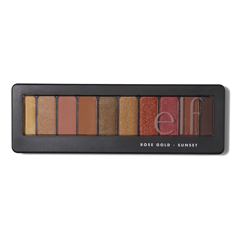 ELF Metallic Shimmer Eyeshadow Palette, Rose Gold - Nude 14g | Shopee ...