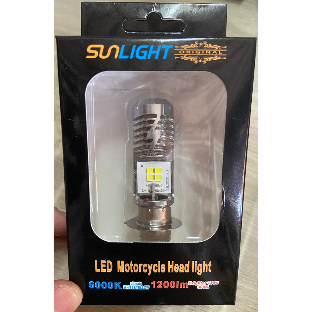SUNLIGHT LED HEADLIGHT BULB WHITE L-2012 | Shopee Philippines