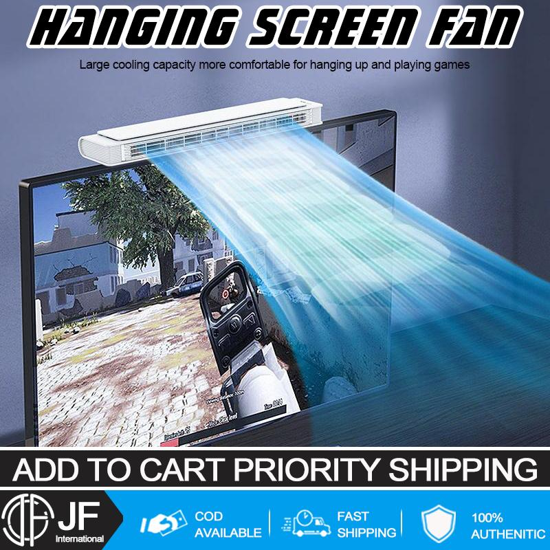 Computer display hanging screen fan big wind usb mini screen fan office ...