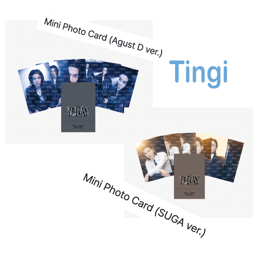 D-Day Mini Photocard | PC (Agust D and Suga Version) - Authentic ...