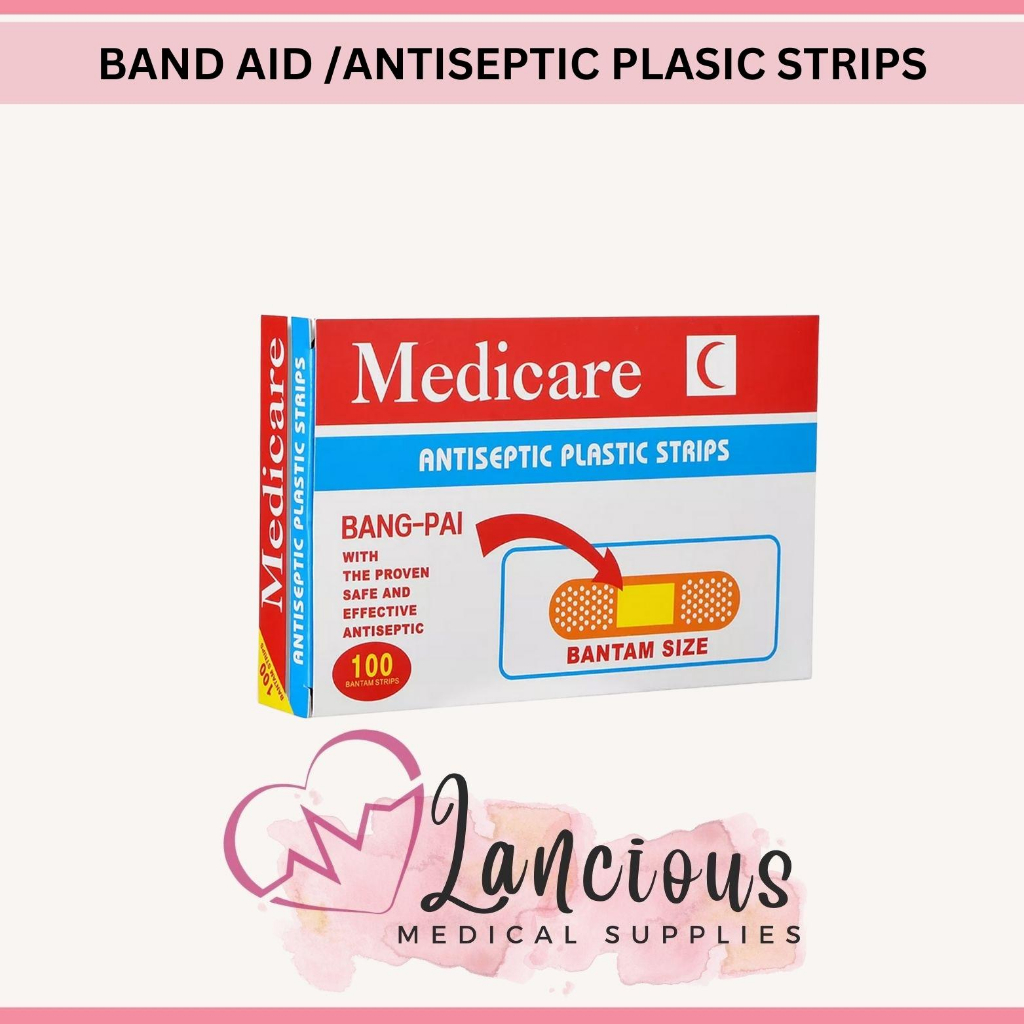 100's Medical Plaster Strips Adhesive Antiseptic Bandage Band Aid First ...