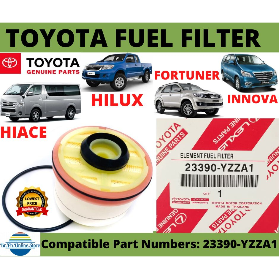FUEL FILTER TOYOTA INNOVA / FORTUNER / HILUX / Hi-Ace D4D DIESEL ENGINE ...