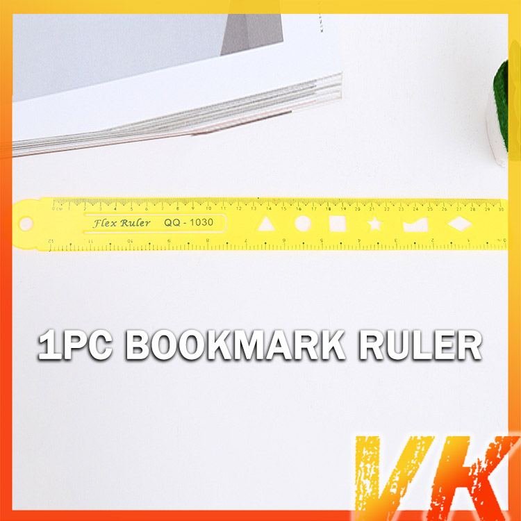 VK High Quality Flexible Ruler Tape Measure 30cm Soft Ruler Unbreakable ...