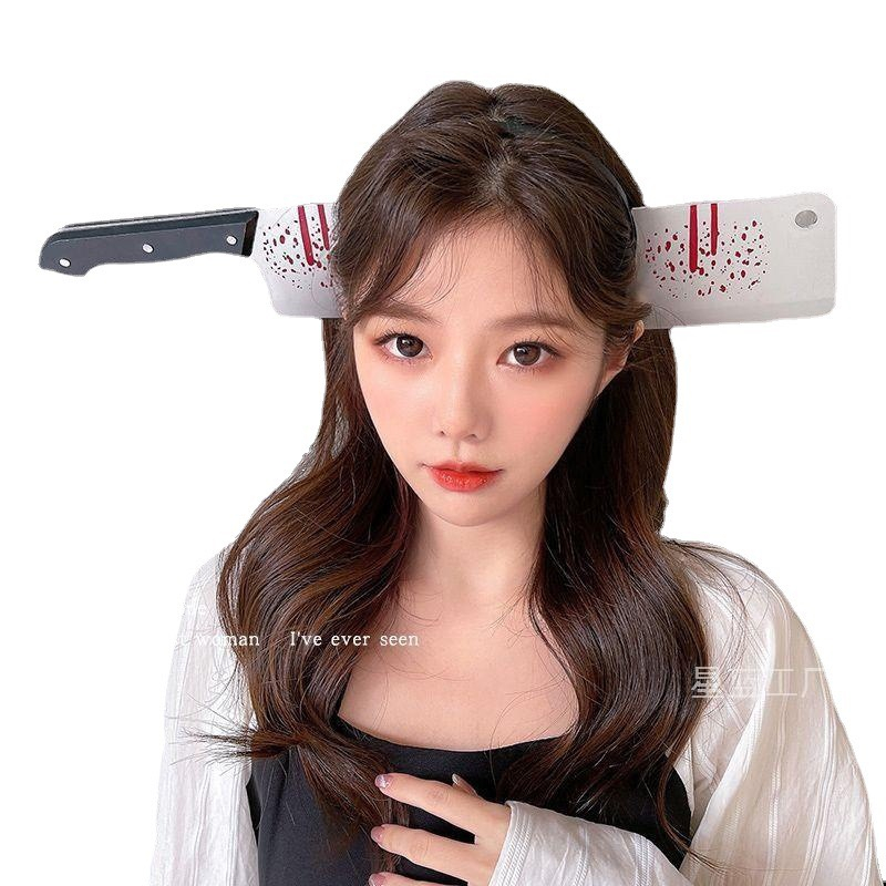 Halloween Headband Hair Hoop Costplay Devil Hair Band Loop | Shopee ...
