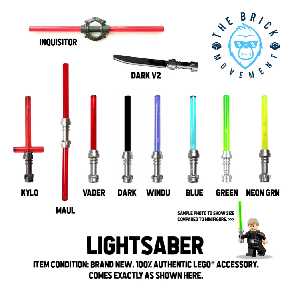 LEGO® ACCESSORIES - WEAPON - STAR WARS Lightsaber | Shopee Philippines