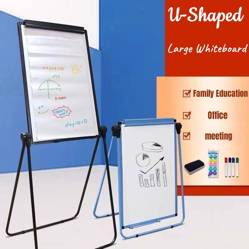 White Board 60*90CM Double sided Whiteboard Dry Erase Board Height ...
