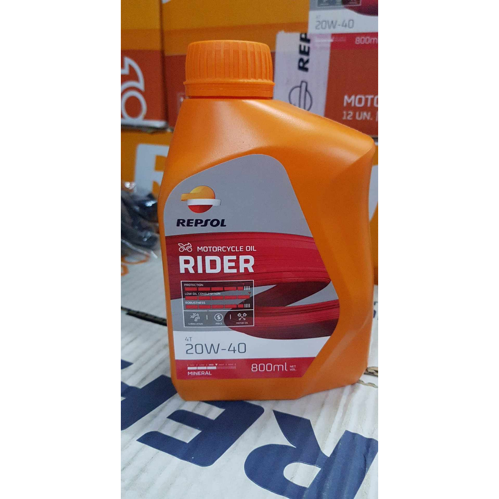 Repsol Rider 4T 20W-40 (800ML) & 20W-50 (1L) | Shopee Philippines