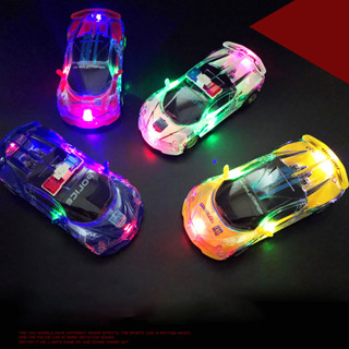 Light Electric Car LED Inertia Glide Music Police Car Race Car Toy ...