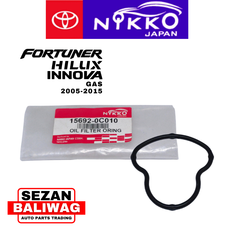 NIKKO JAPAN GASKET OIL FILTER BRACKET INNOVA FORTUNER HILUX HIACE ...