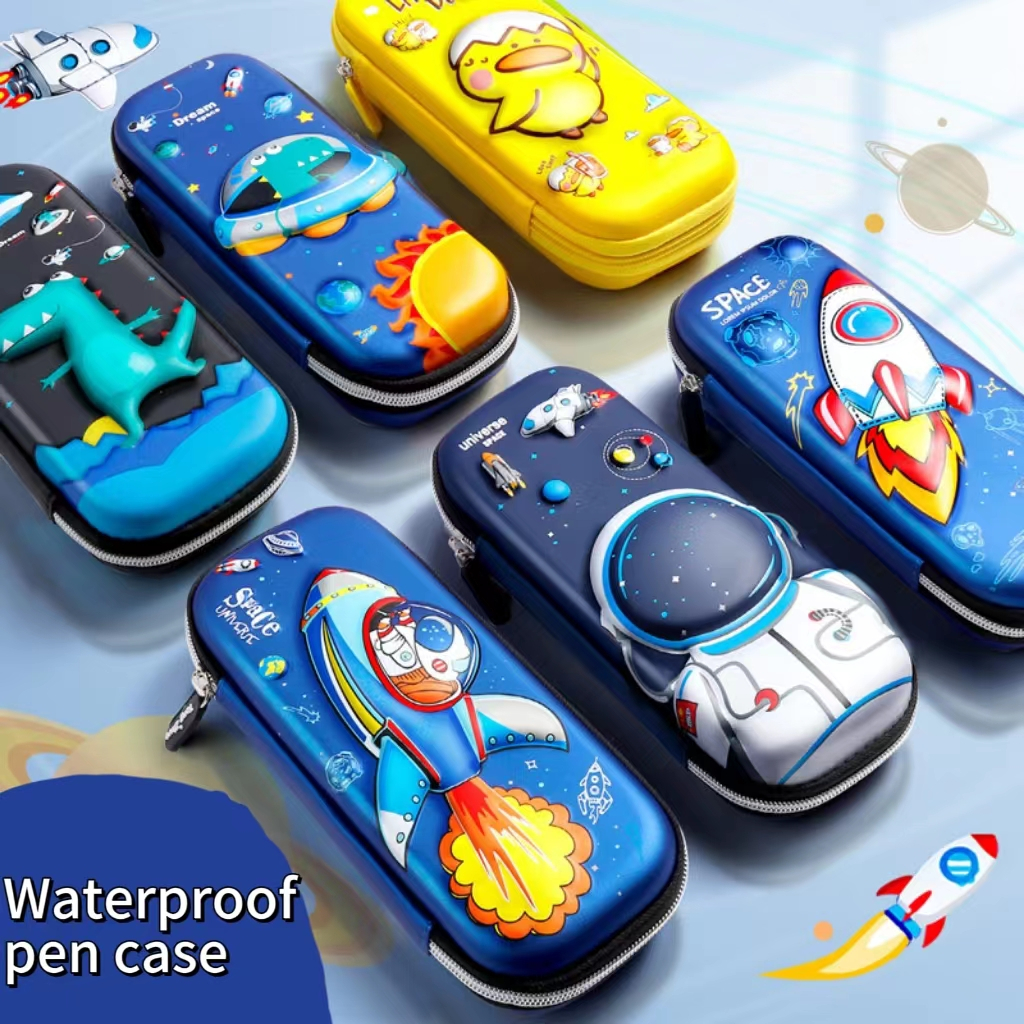 3D Pencil Case for Kids Stationery Box Large Capacity Cartoon Pencil ...