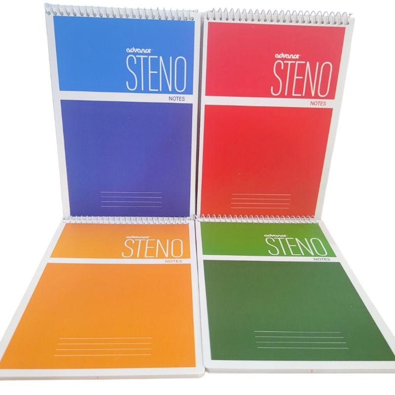 Advance Steno Pads Spiral 6x9, Spiral Note Pad 60 Leaves | Shopee ...