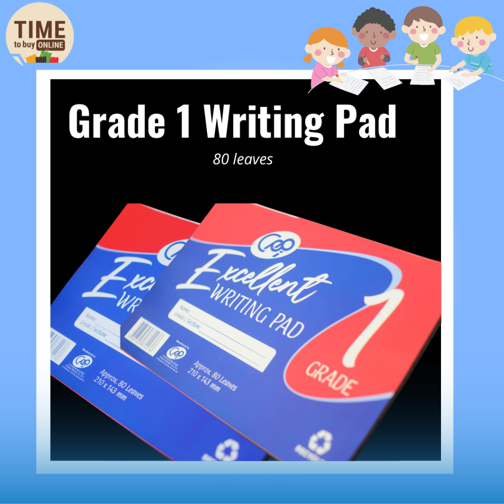 Grade 1 Writing Pad 80 leaves 1 Pad | Shopee Philippines