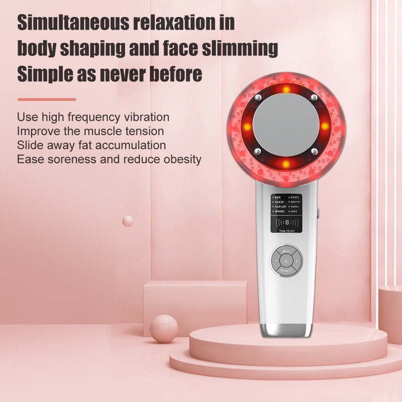 8 in 1 Face and Body Slimmer with RF Machine Function with Anion Body ...