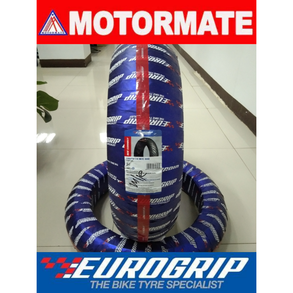 EUROGRIP TIRES/ BEE CONNECT/ 120/70X15/ 150/70X14 (FREE TIRE SEALANT ...