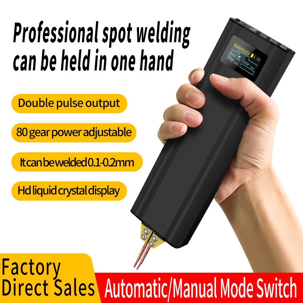 Portable Hand-held Spot Welder with Screen Mini 18650 Lithium Battery ...