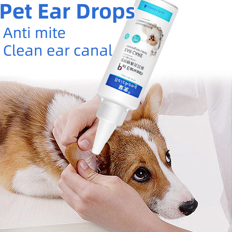 Pet Ear Drops for cat and dog pet ear hair Removal powder ear wipes ...