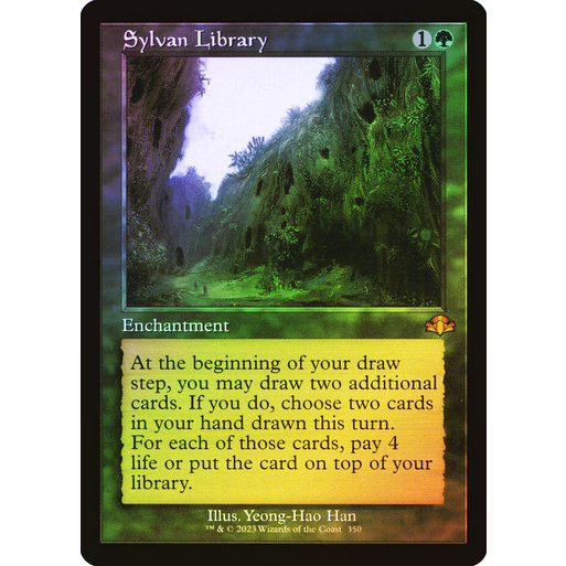 Sylvan Library (Retro Frame) - Dominaria Remastered (DMR) (Foil) | Shopee Philippines