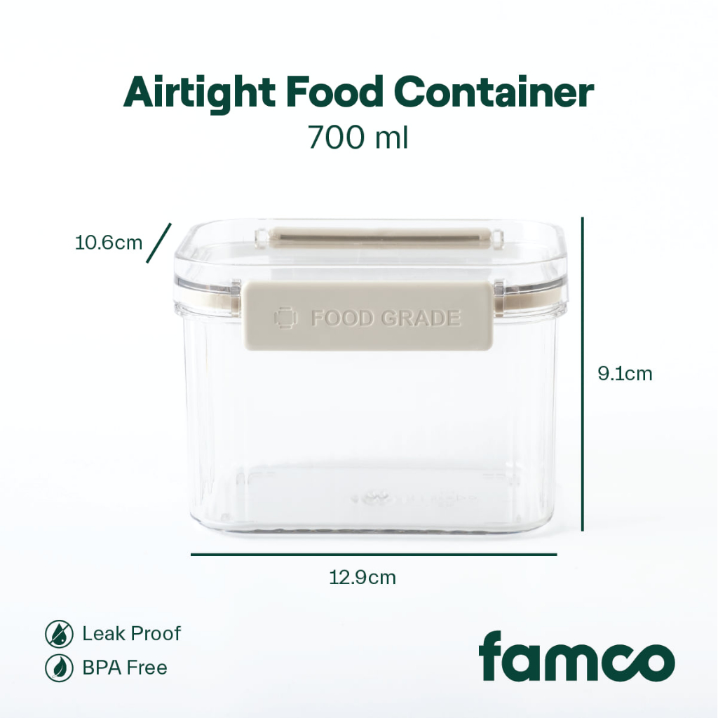 Famco Airtight Food Container - Secure Storage for Fresh Food and ...