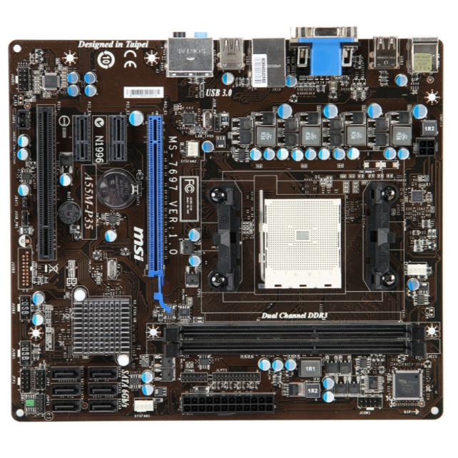 MSI A55M-P35 SOCKET FM1 with CPU AMD A8-3800 (PRE-OWNED) | Shopee ...