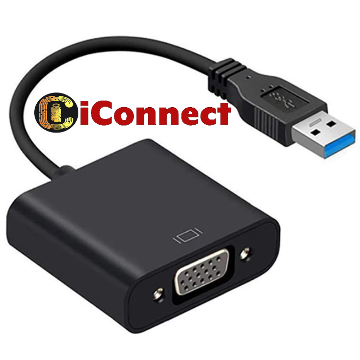 USB 3.0 TO VGA ADAPTER USB TO VGA VIDEO GRAPHIC CARD DISPLAY EXTERNAL ...