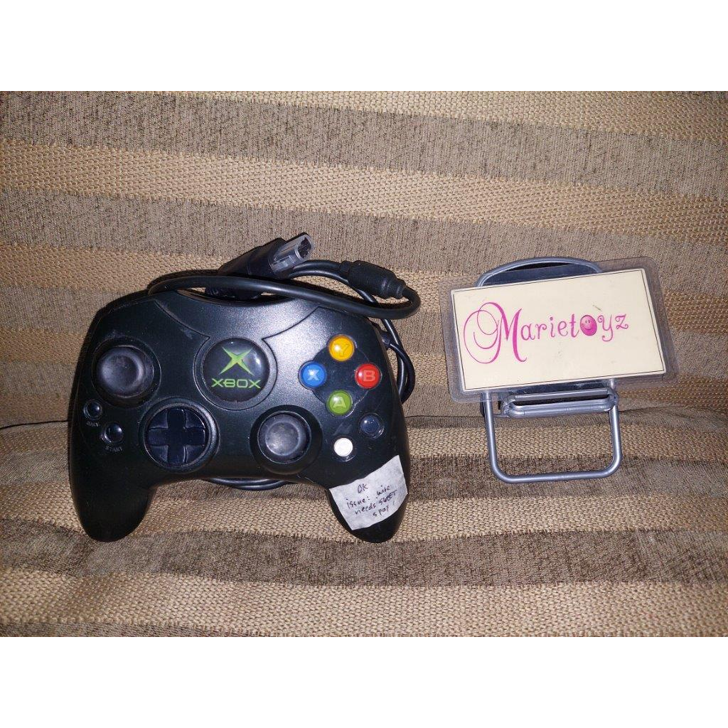 Original XBOX Black Controller 1 (with min issues) | Shopee Philippines