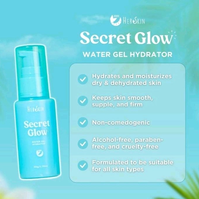 Secret glow water gel hydrator 50g | Shopee Philippines