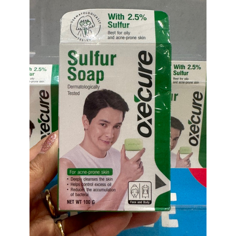 OXECURE Sulfur Soap 100g | Shopee Philippines