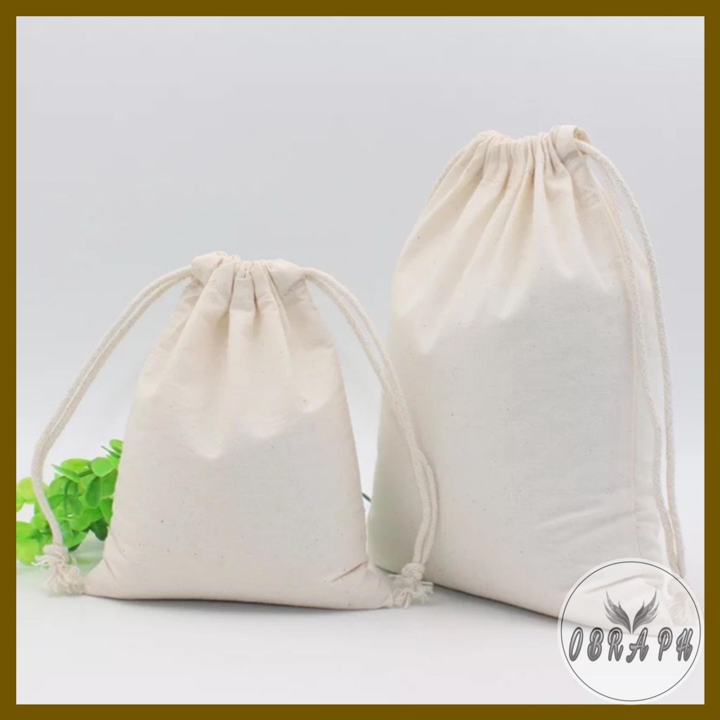 String Pouch Canvas | Plain Katsa String Pouches High Quality Direct ...