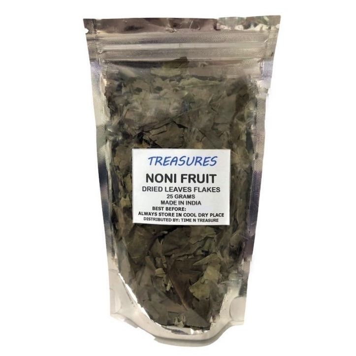 Treasures Noni Fruit - Dried Leaves Flakes - Indian Mulberry - 100% ...