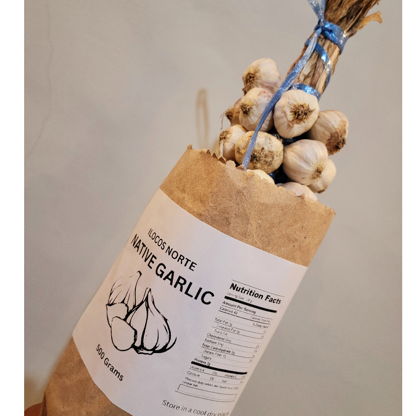Ilocos Garlic Native (Half KG Bawang Braided) | Shopee Philippines