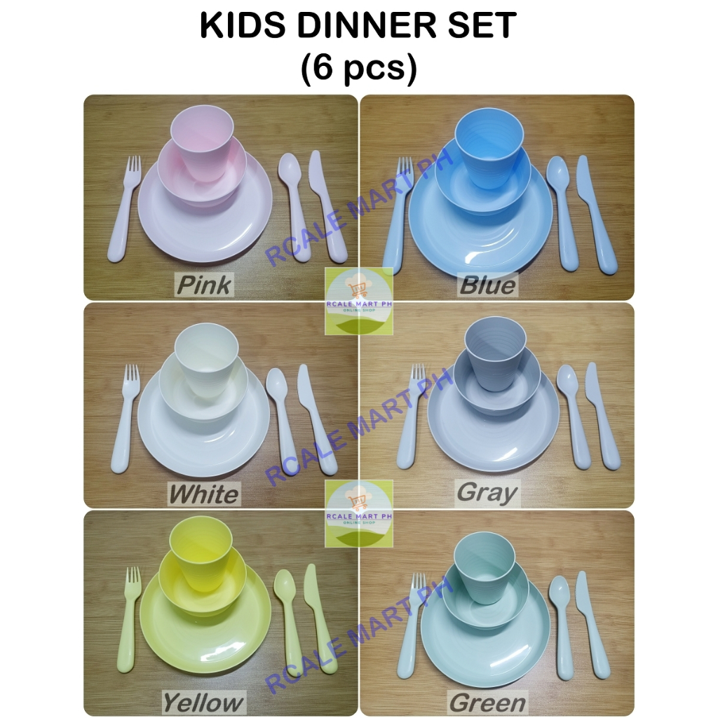 ORIGINAL Pastel Kids / Children / Baby Tableware Dinnerware Cutlery Set ...