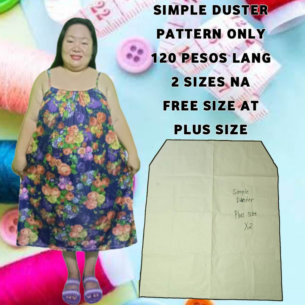 Simple Daster Pattern Only Mura Lang ito 120 Pesos lang 2 Sizes na with ...